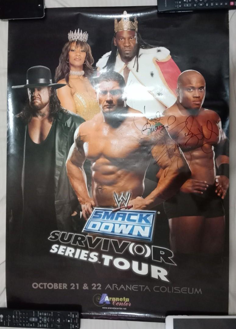 WWE posters with autographs hand signed by Wrestling Superstars ...