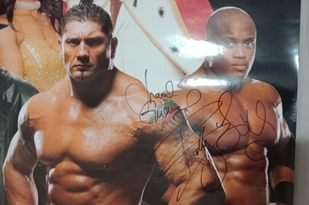 WWE posters with autographs hand signed by Wrestling Superstars ...