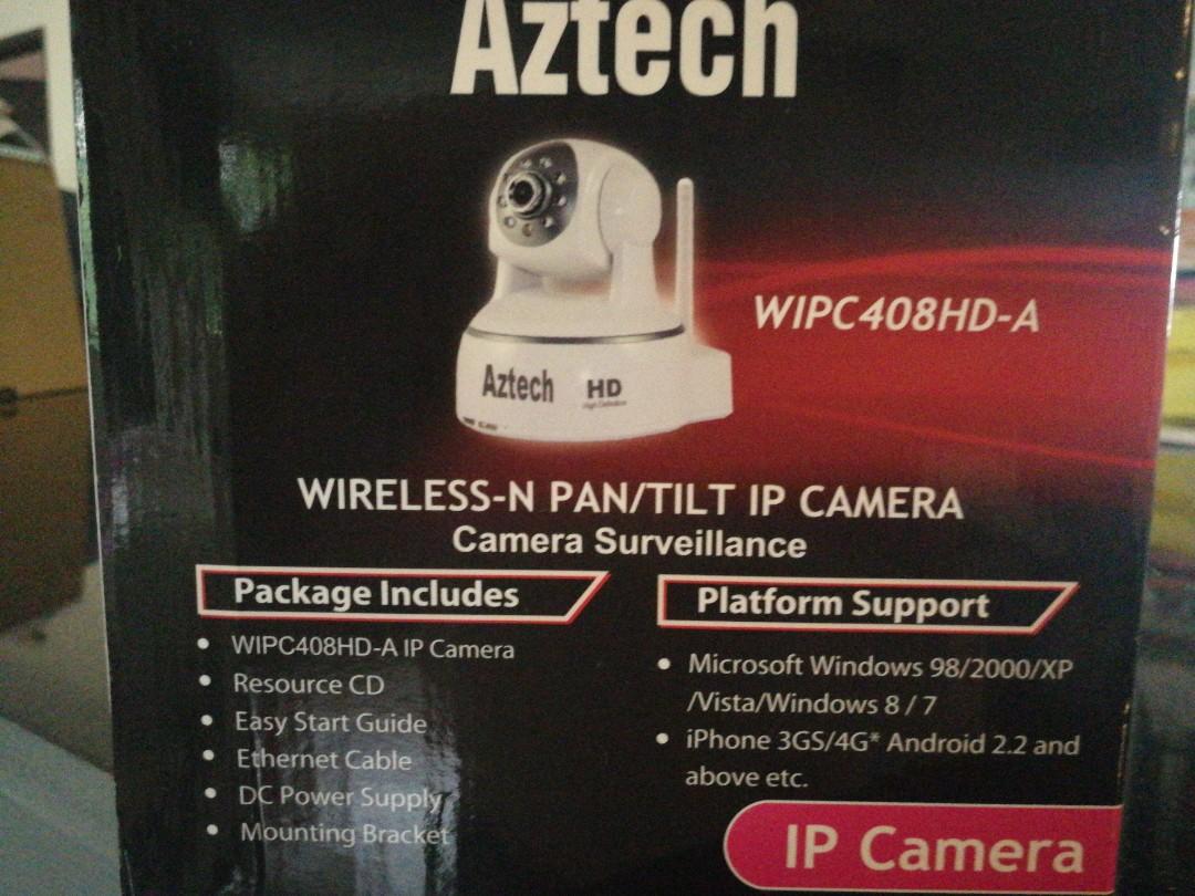 Aztech WIPC408HD wireless-N IP camera, Furniture & Home Living ...