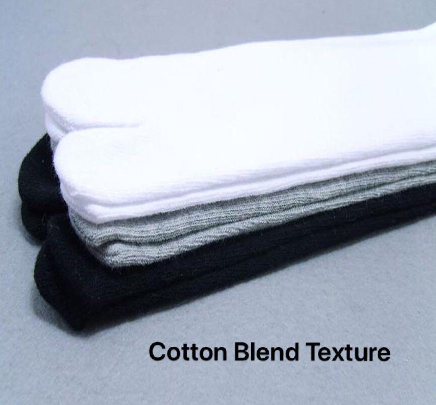 Basic White Split-Toe Flipflop & Sandal Socks, Women's Fashion, Watches ...