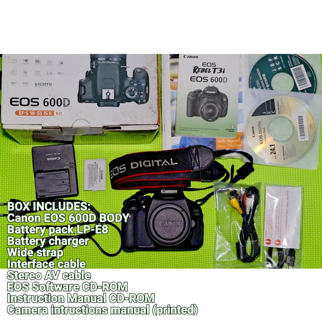 CANON EOS 600D, Photography, Cameras on Carousell