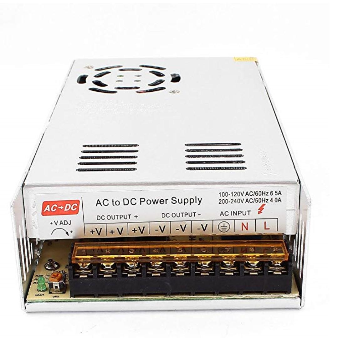 DMiotech DC 12V 33A 400W Power Supply Switch Converter for LED Strip, TV & Home Appliances ...