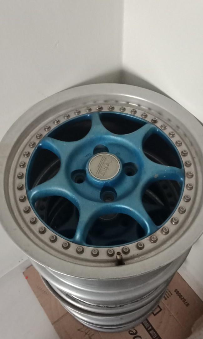 Enkei RS 2 piece, Car Accessories, Tyres & Rims on Carousell