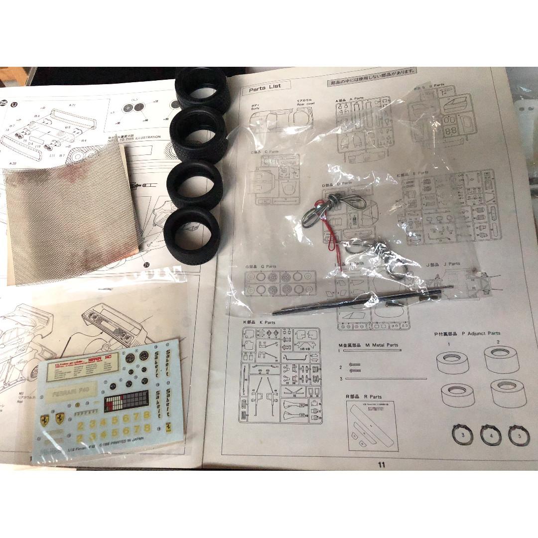 Fujimi 1/16 Ferrari F40 10110, Hobbies & Toys, Toys & Games on Carousell