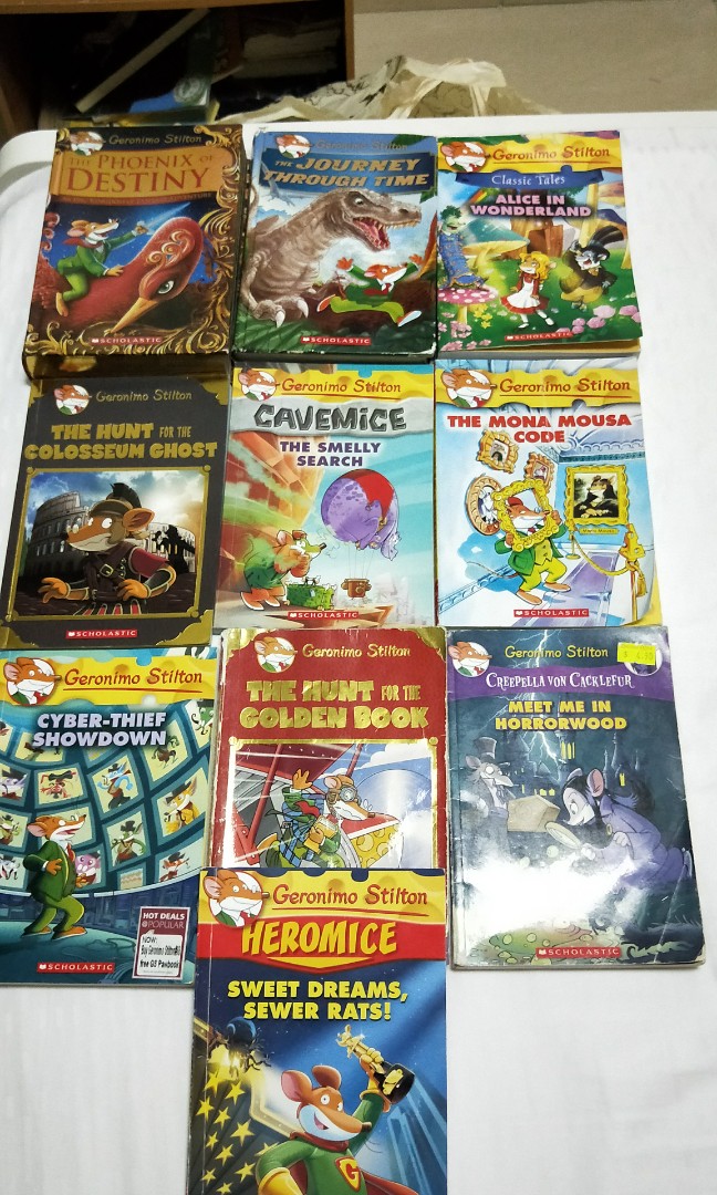 Geronimo Stilton 10 Books bundle, Hobbies & Toys, Books & Magazines ...