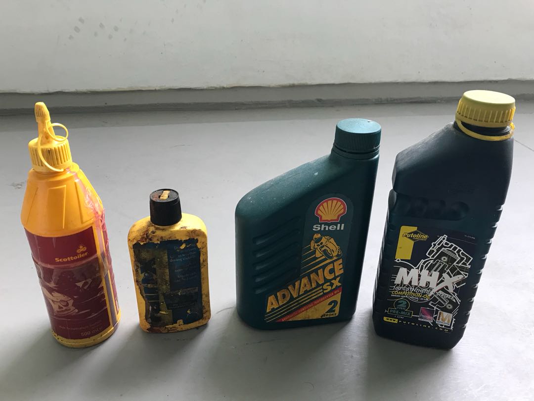 Giving away 1) Scottoiler 2) RainX 3) Shell Advance sx for 2 stroke 4 ...