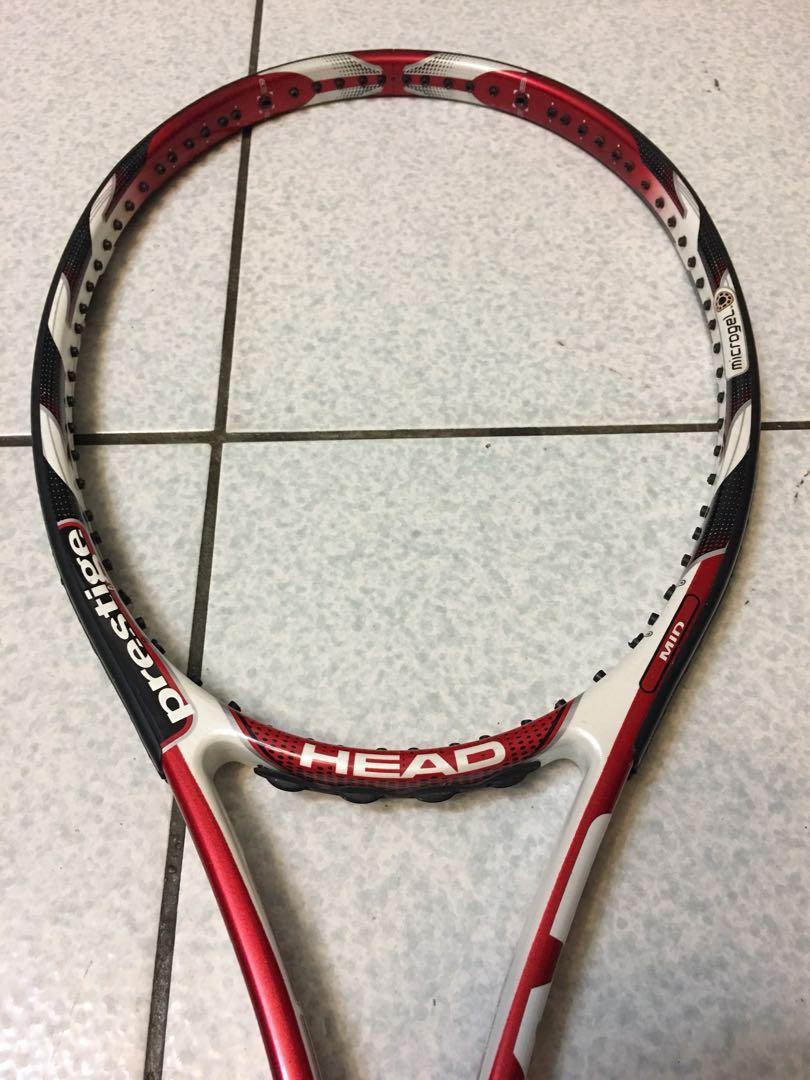 Head Microgel Prestige Mid網球拍 網球拍空拍 head網球拍 網球拍, 體育器材, 健身用品, 有氧健身器材在旋轉拍賣