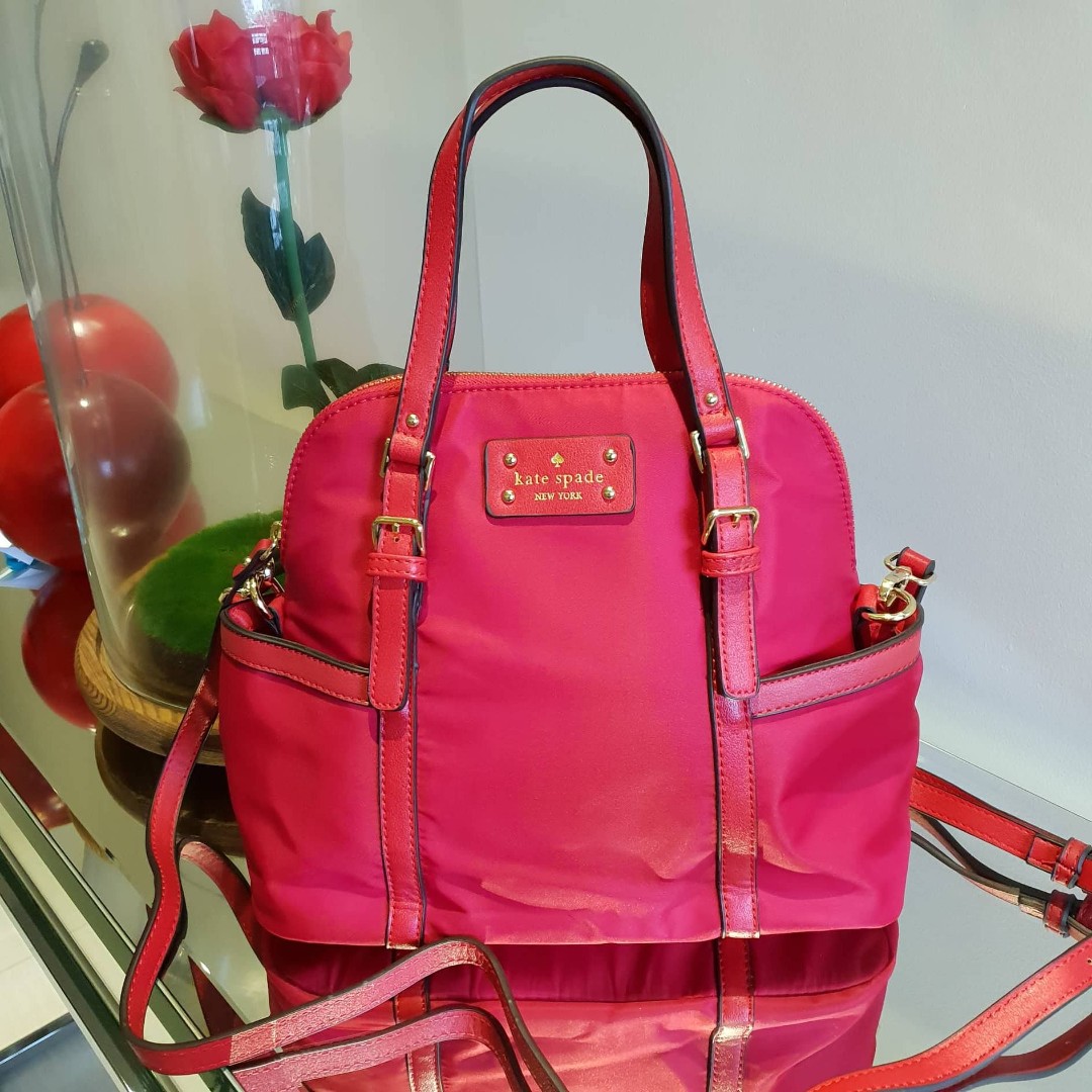 Kate Spade Union Square Maise - Bright Red, Women's Fashion, Bags ...