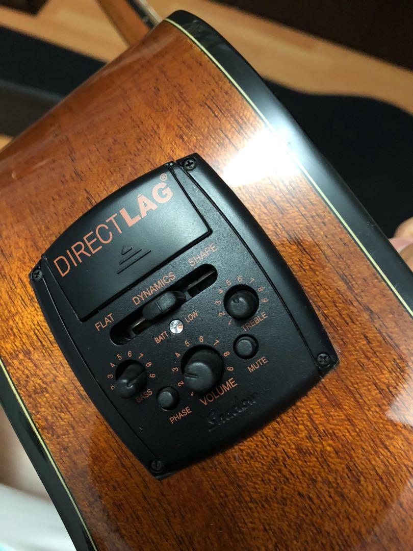LAG Classical Guitar w/ Preamp & Pickup, Hobbies & Toys, Music & Media ...