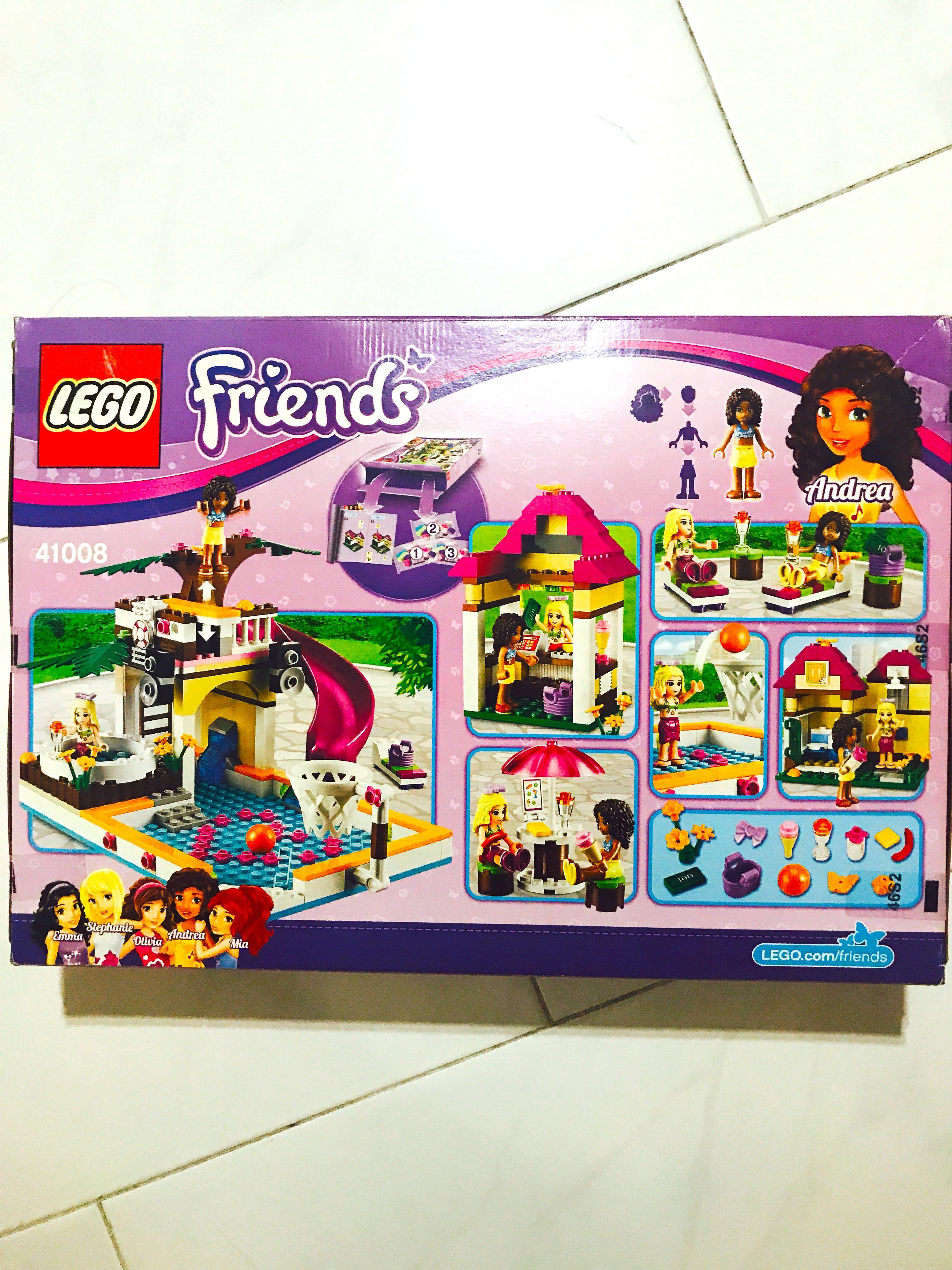LEGO Friends Andrea and Isabella Heartlake City Pool 41008, Hobbies ...