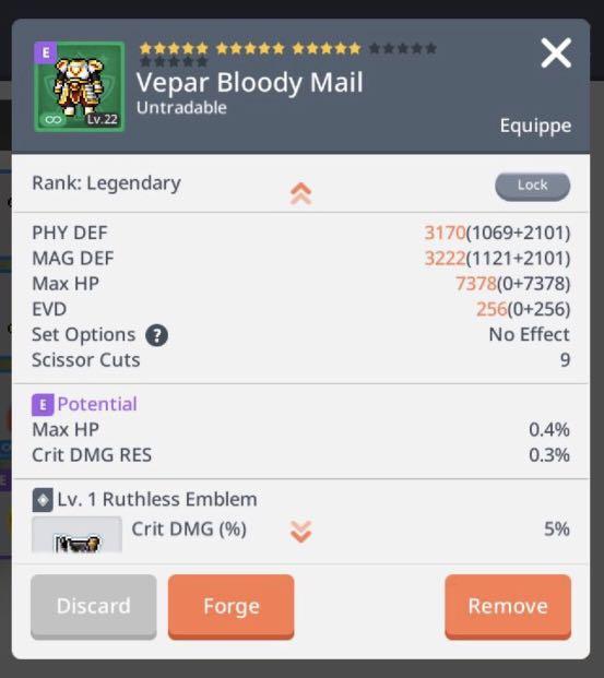 MapleStory M A2 Zenith legend emblem pirate vepar, Video Gaming, Gaming ...