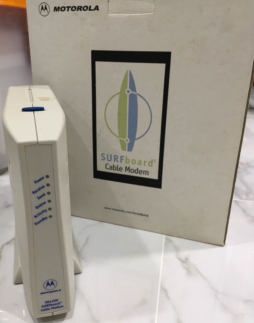 Motorola Surfboard Cable Modem SB4200i, Computers & Tech, Parts ...