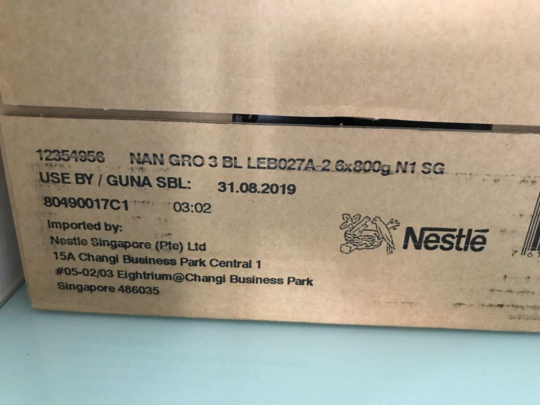 Nestle Nan Gro 3, Babies & Kids, Nursing & Feeding, Weaning & Toddler ...