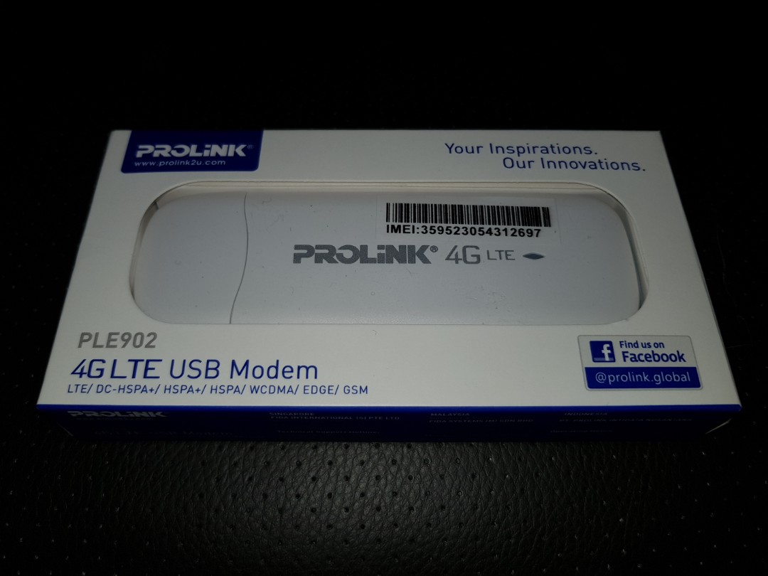 Prolink PLE902 4G LTE USB Modem, Computers & Tech, Parts & Accessories ...