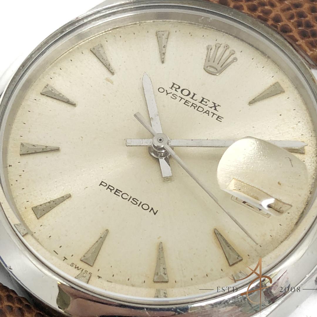[Rare] Rolex Oysterdate Precision Ref 6694 No Lume Small Arrow Dial (1964), Luxury, Watches on ...