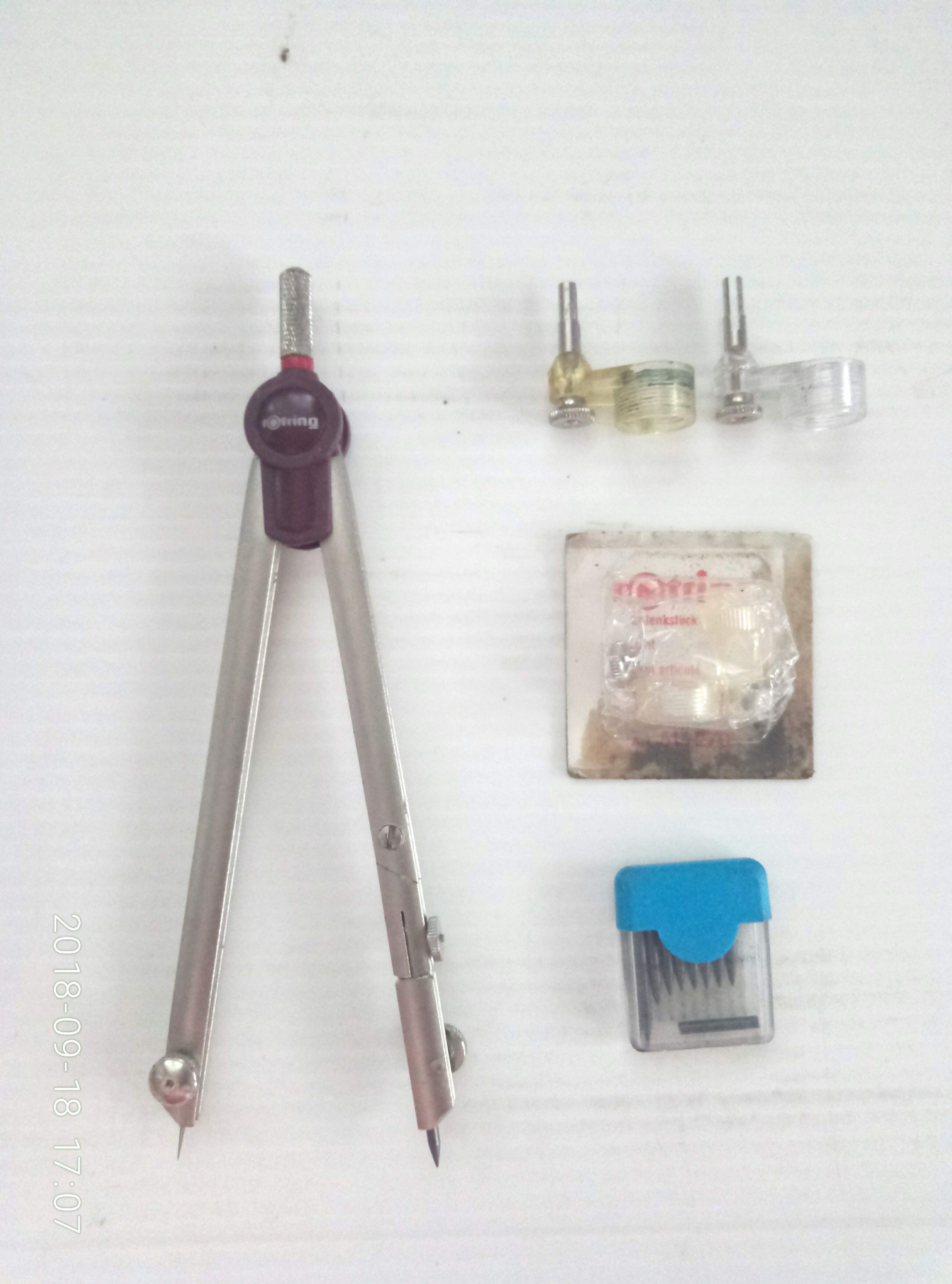 Rotring Compass Set, Hobbies & Toys, Stationary & Craft, Craft Supplies ...