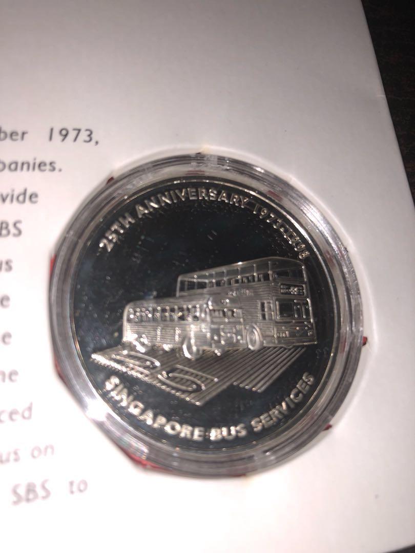 Singapore Bus Services The Singapore Mint 1973-1998 25 Anniversary ...