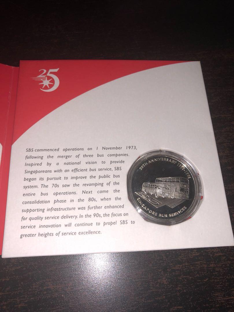 Singapore Bus Services The Singapore Mint 1973-1998 25 Anniversary ...