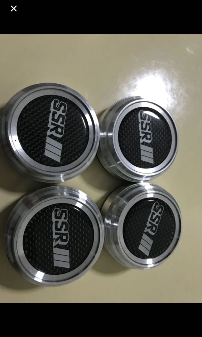 SSR Original Center Cap, Car Accessories, Tyres & Rims on Carousell