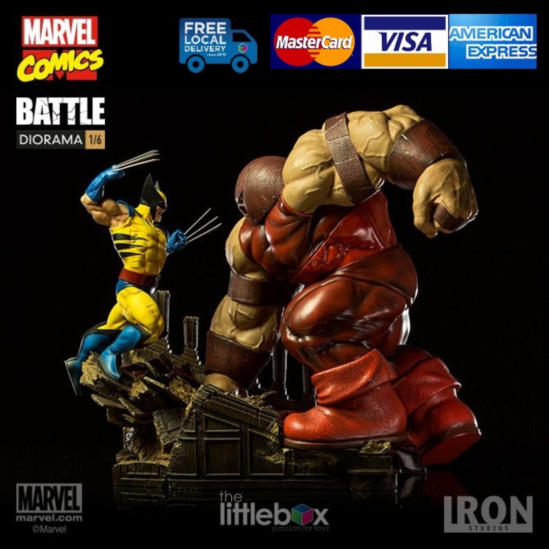 [STOCK] IRON STUDIO STATUE Wolverine vs Juggernaut Battle Diorama 1/6 ...