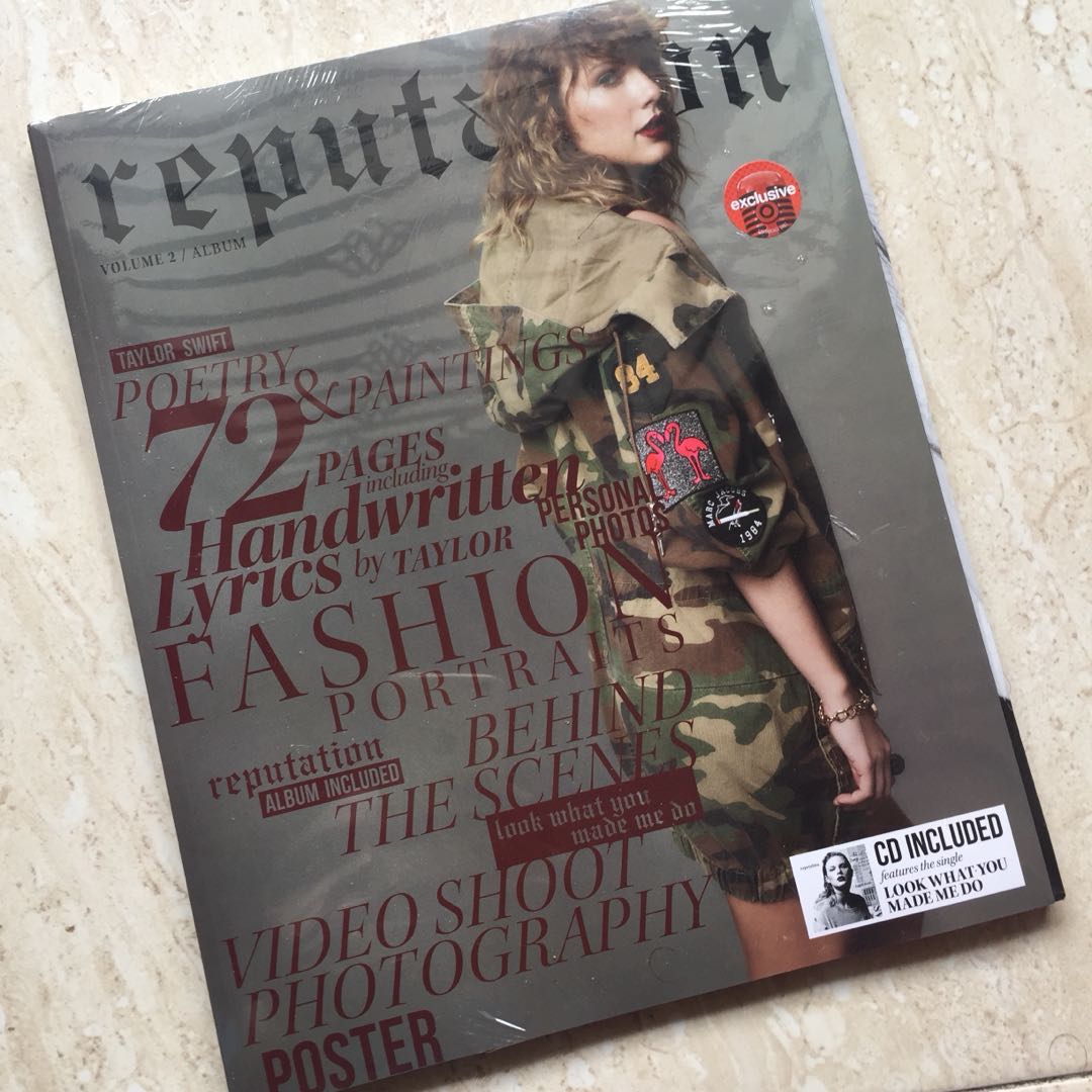 Taylor Swift Reputation magazine target exclusive vol 2, Hobbies & Toys ...