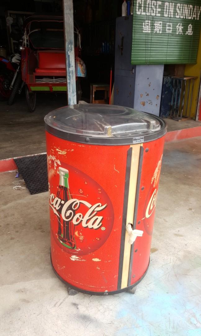 Vintage Coca Cola Cooler Box, Hobbies & Toys, Collectibles ...