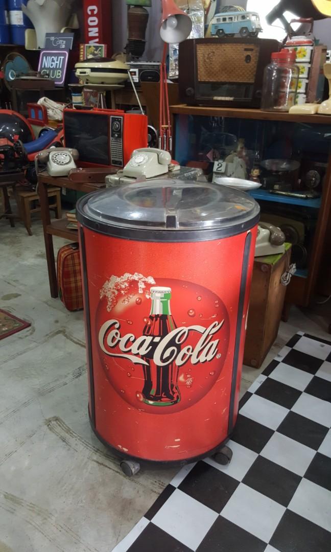 Vintage Coca Cola Cooler Box, Hobbies & Toys, Collectibles ...