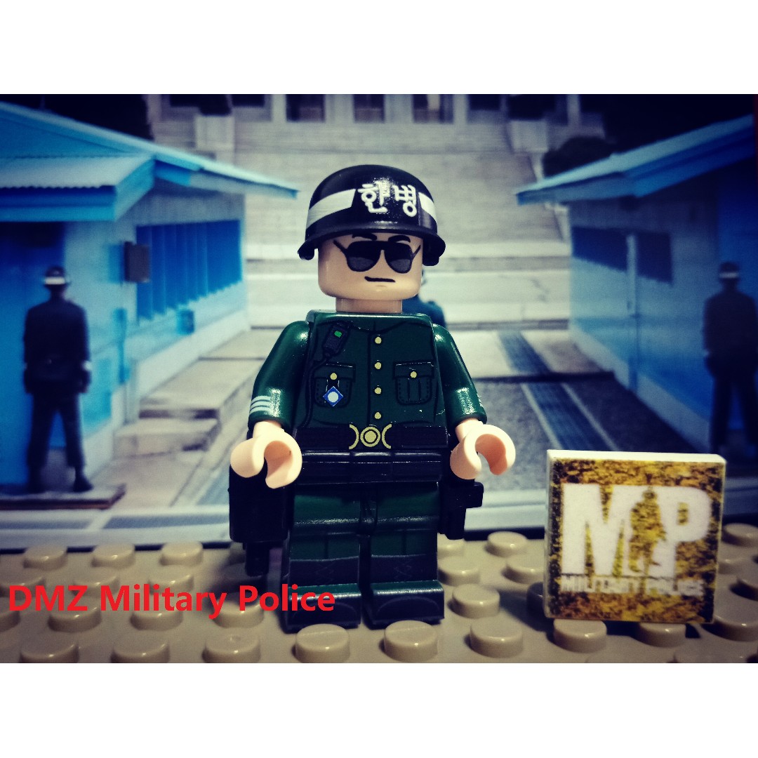 A DMZ Military Police minifigure . Printed on real lego minifigure ...