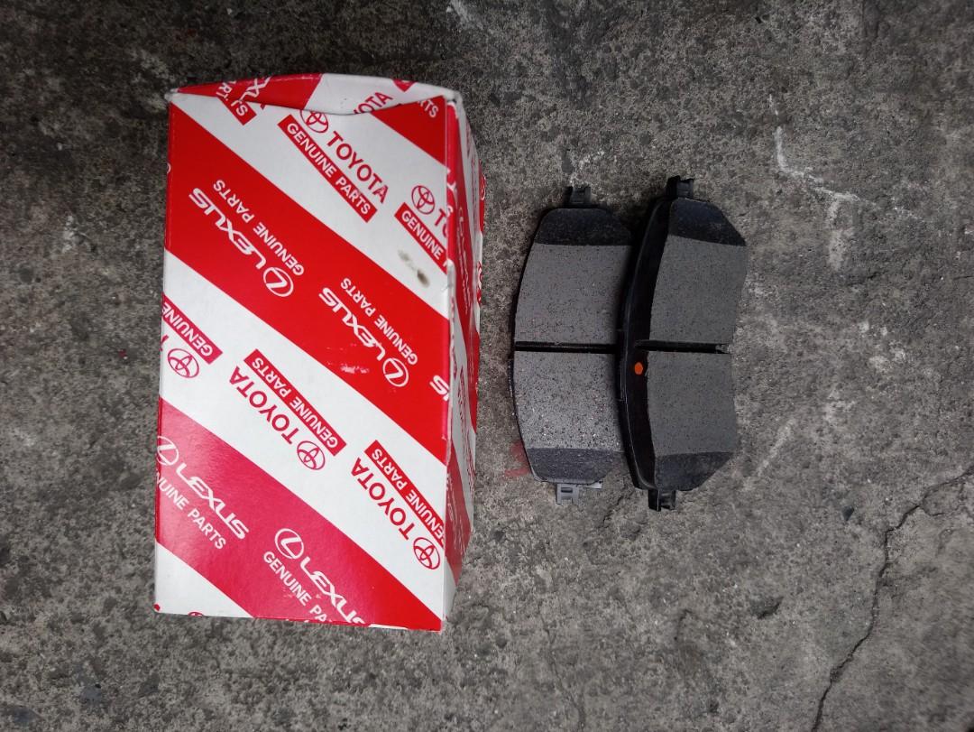 Brake Pad Toyota Original For Vios 2014-2017 Automatic, Car Parts ...
