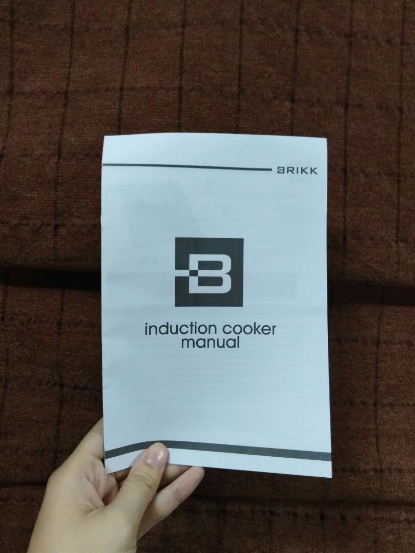 Brikk Induction Cooker with Cooking Pot, TV & Home Appliances, Kitchen ...