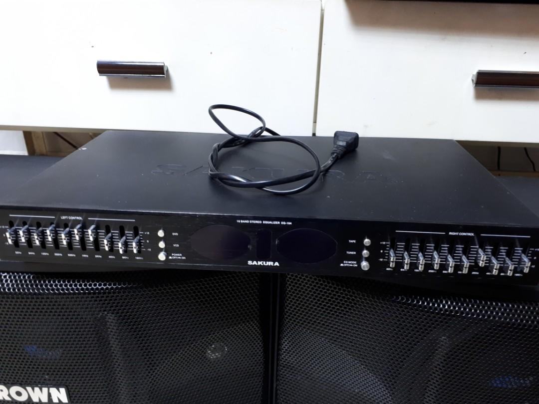 Crown Speaker & Sakura Amplifier, Equalizer, Audio, Soundbars, Speakers ...