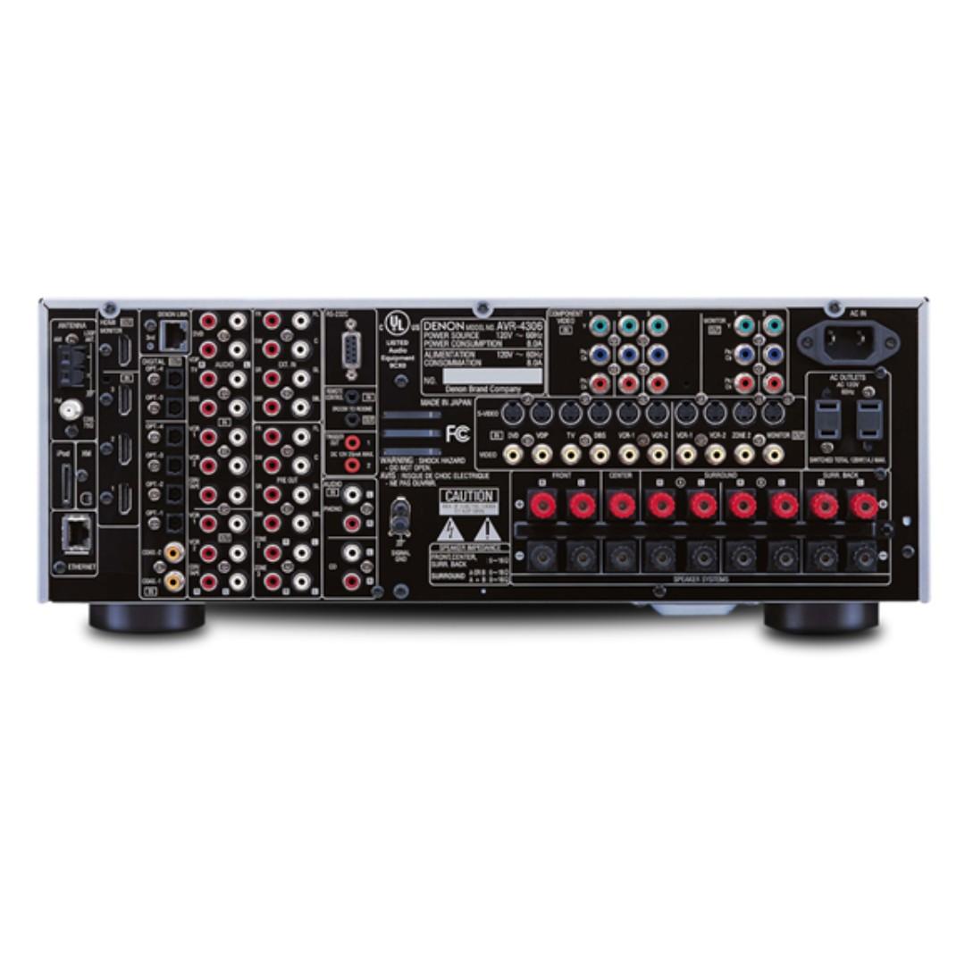 Denon AVR-4306 7.1 CH/5.1+2 CH Home Theater/Multimedia AV Receiver with ...