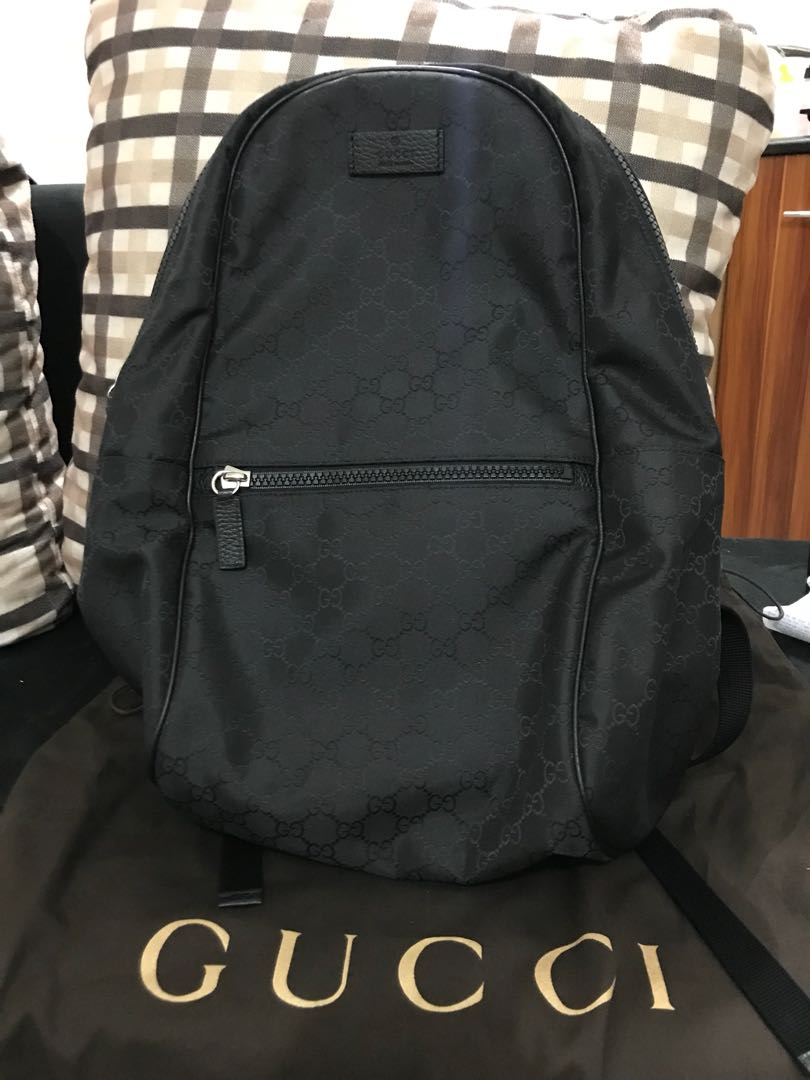 Gucci Backpack, Men's Fashion, Watches & Accessories, Wallets & Card ...