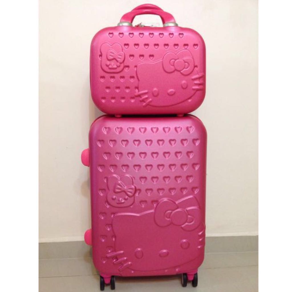 Hello Kitty luggage, Everything Else on Carousell