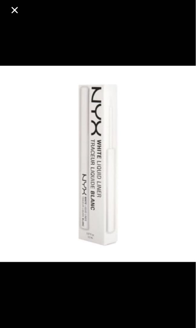 Nyx liquid liner (white), Beauty & Personal Care, Face, Makeup on Carousell