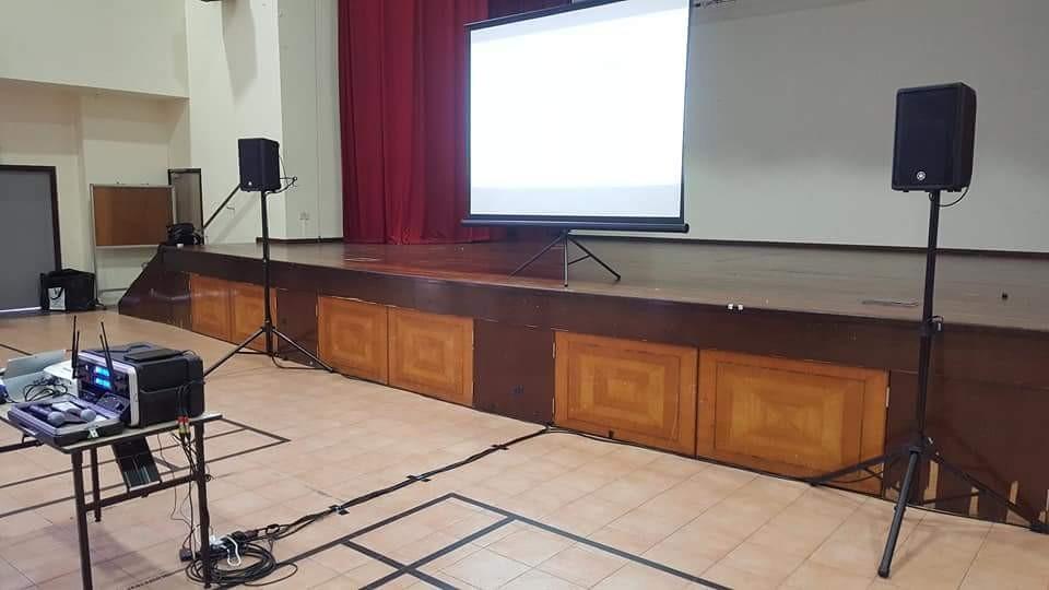 PA Sound System with Projector and 7ft Screen, Seminar, Conference ...