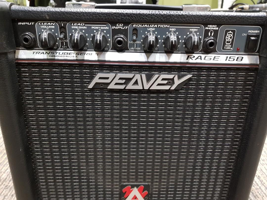 Peavey Red Stripe Rage 158, Hobbies & Toys, Music & Media, Music ...