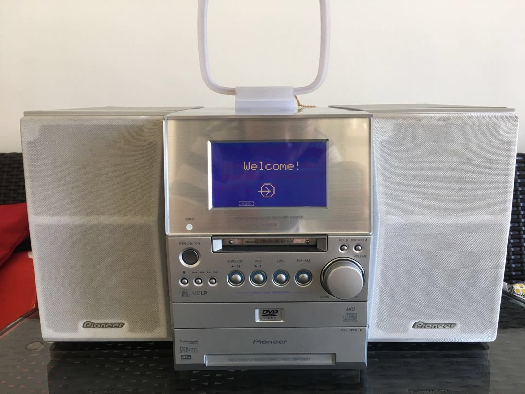 Pioneer X-SV5DV ⭐️Hi Fi System (DVD/CD/MD/Radio/remote control), 音響器材 ...