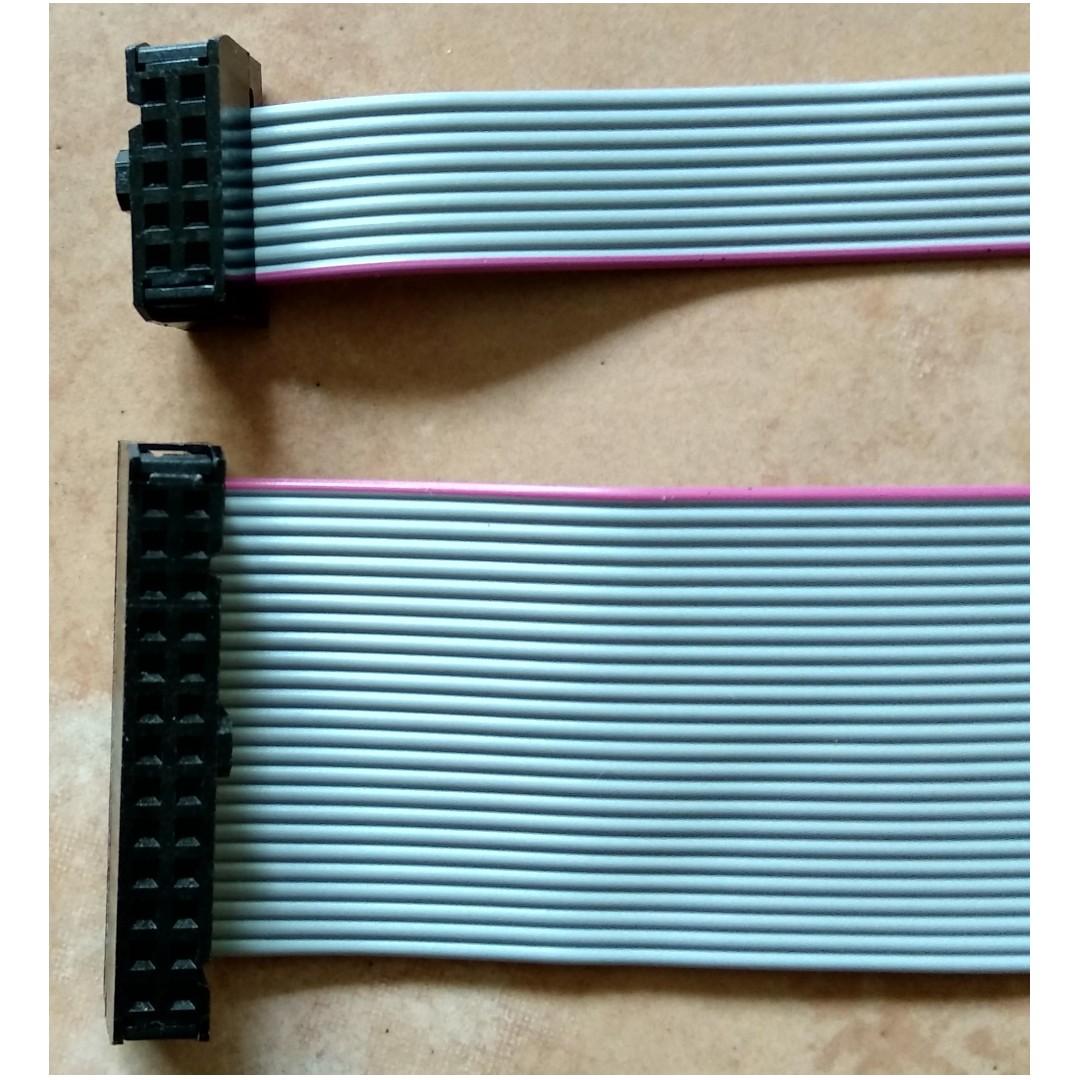 Serial / Parallel port header cable for motherboard, Computers & Tech ...