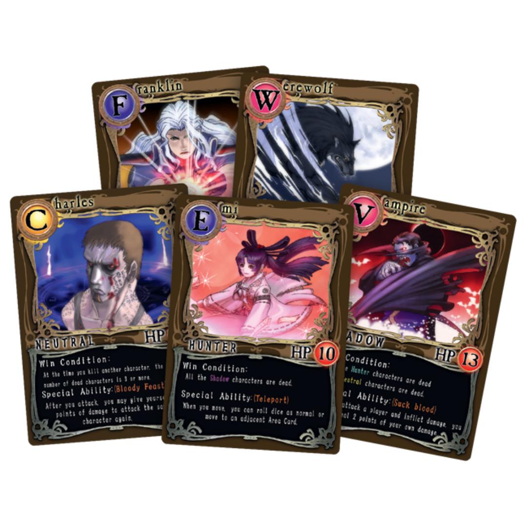 Shadow Hunters Board Game, Z-Man Edition, Hobbies & Toys, Toys & Games ...