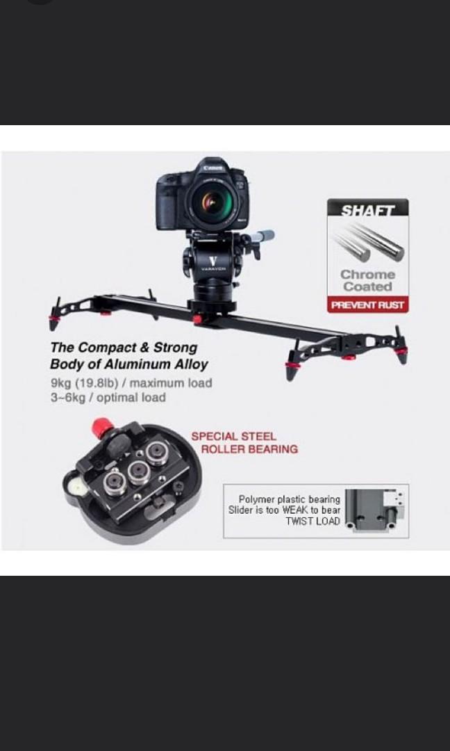 Varavon Slidecam Lite 1000 Slider, Photography, Video Cameras on Carousell