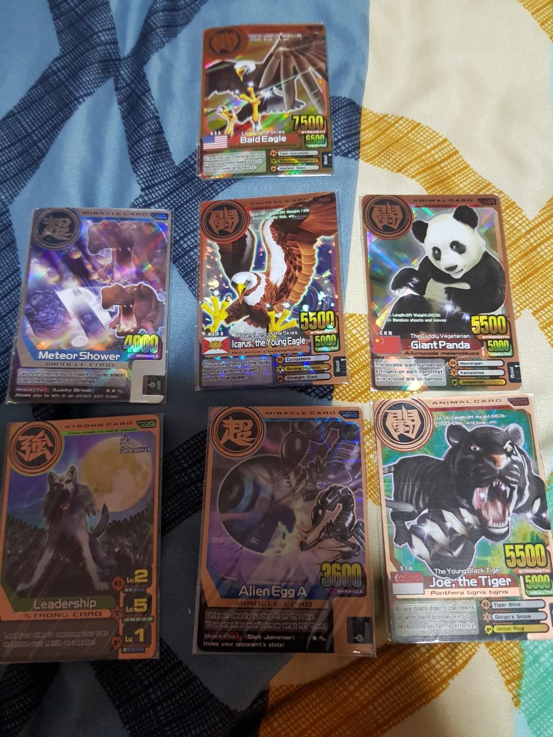 Animal kaiser card set 4, Hobbies & Toys, Toys & Games on Carousell