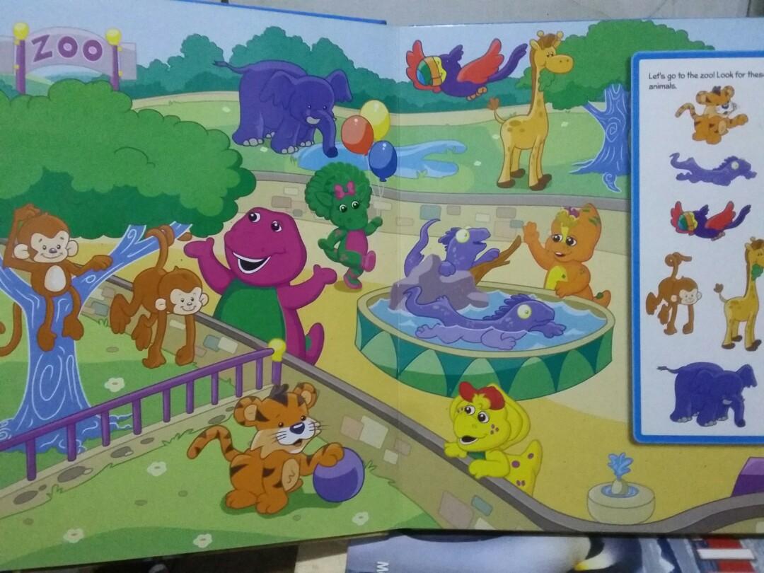 Barney - First Look and Find, Buku & Alat Tulis, Buku di Carousell