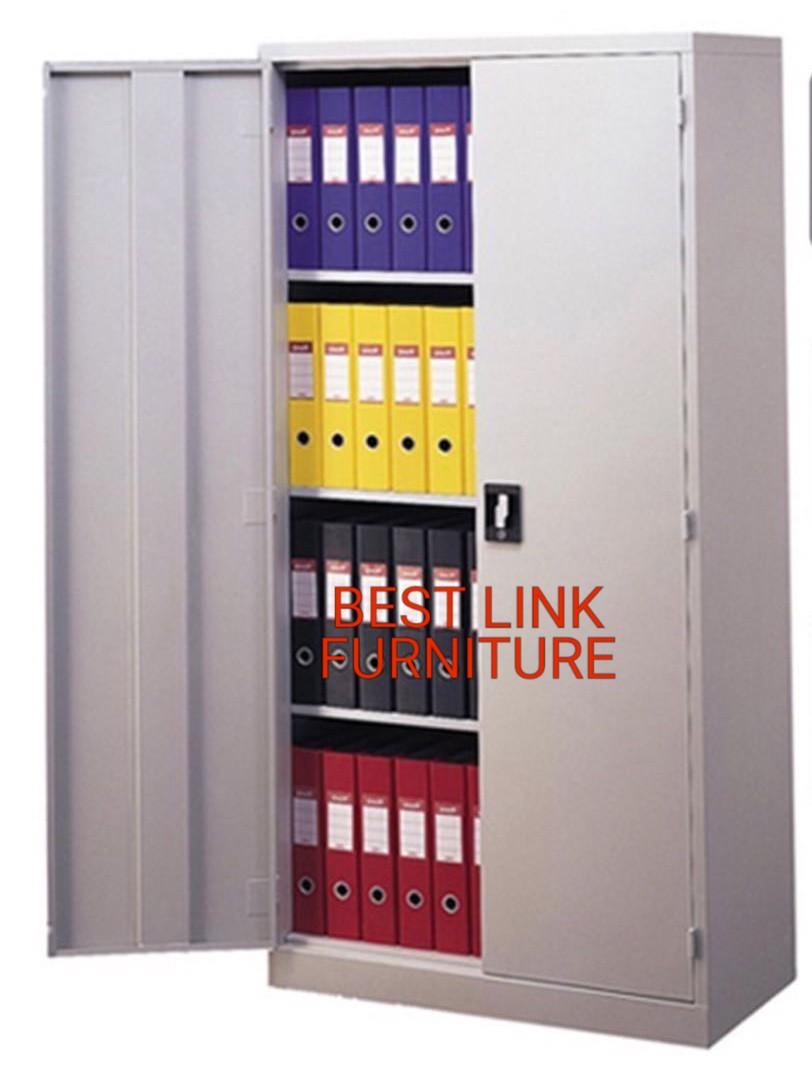 BLF 2 Swing Door Metal Filing Cabinet, Furniture & Home Living ...