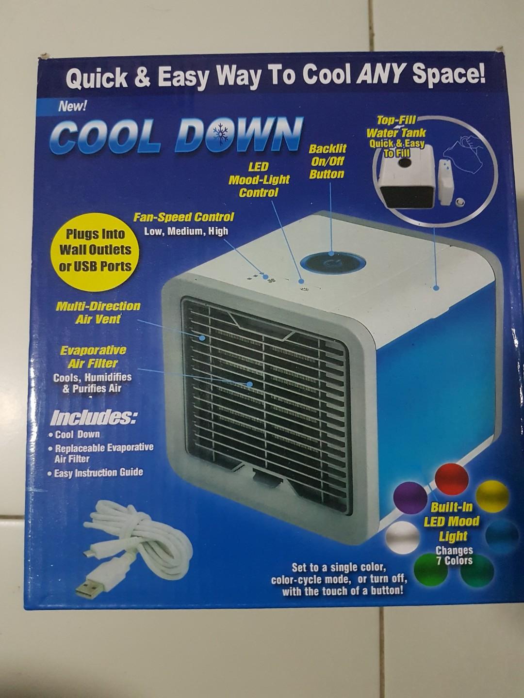 Cool Down Fan, Furniture & Home Living, Lighting & Fans, Fans on Carousell
