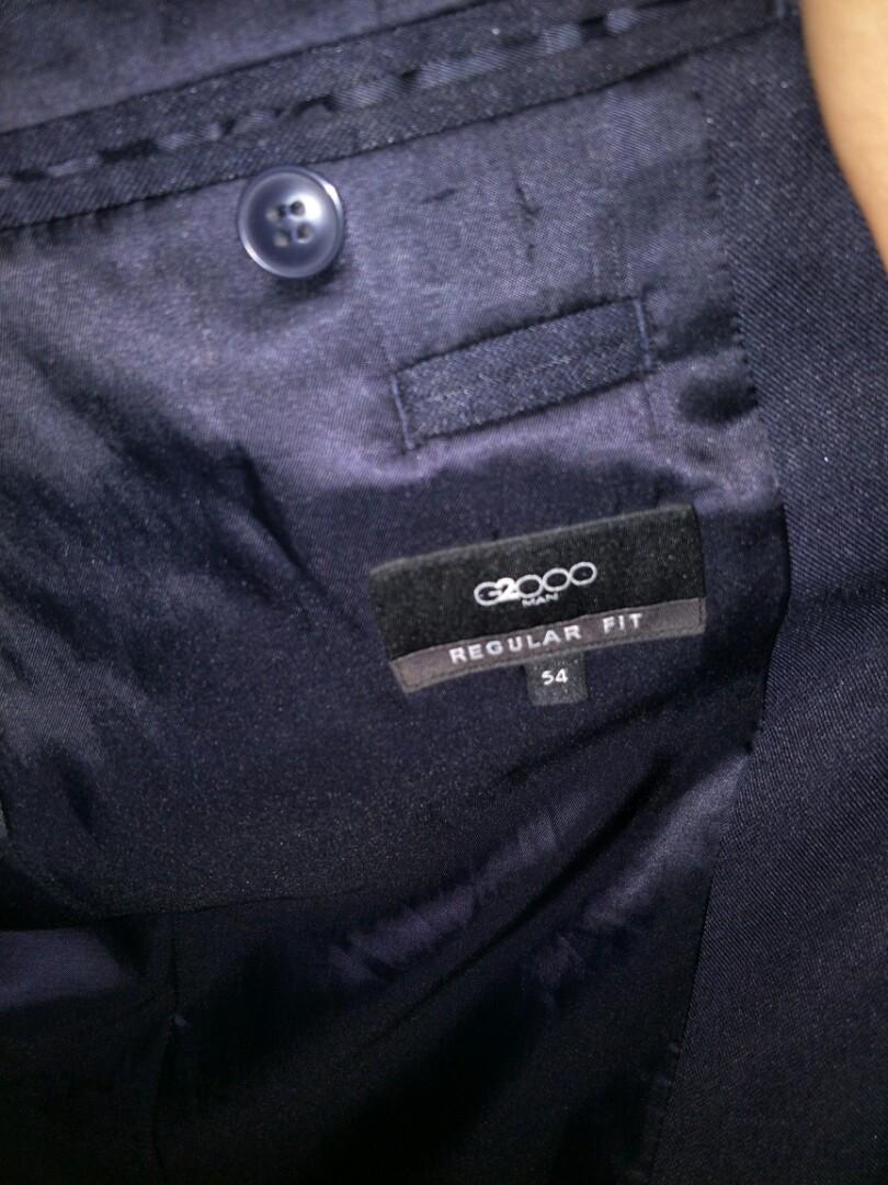 G2000 Men's Blazer Navy Blue, Men's Fashion, Coats, Jackets and ...