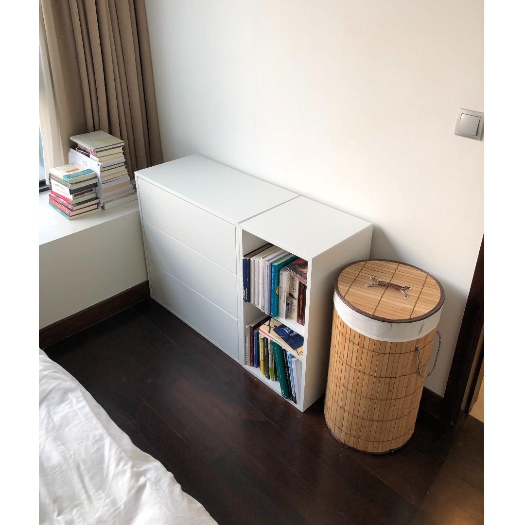 Ikea Eket drawer unit and shelf unit, Furniture & Home Living ...