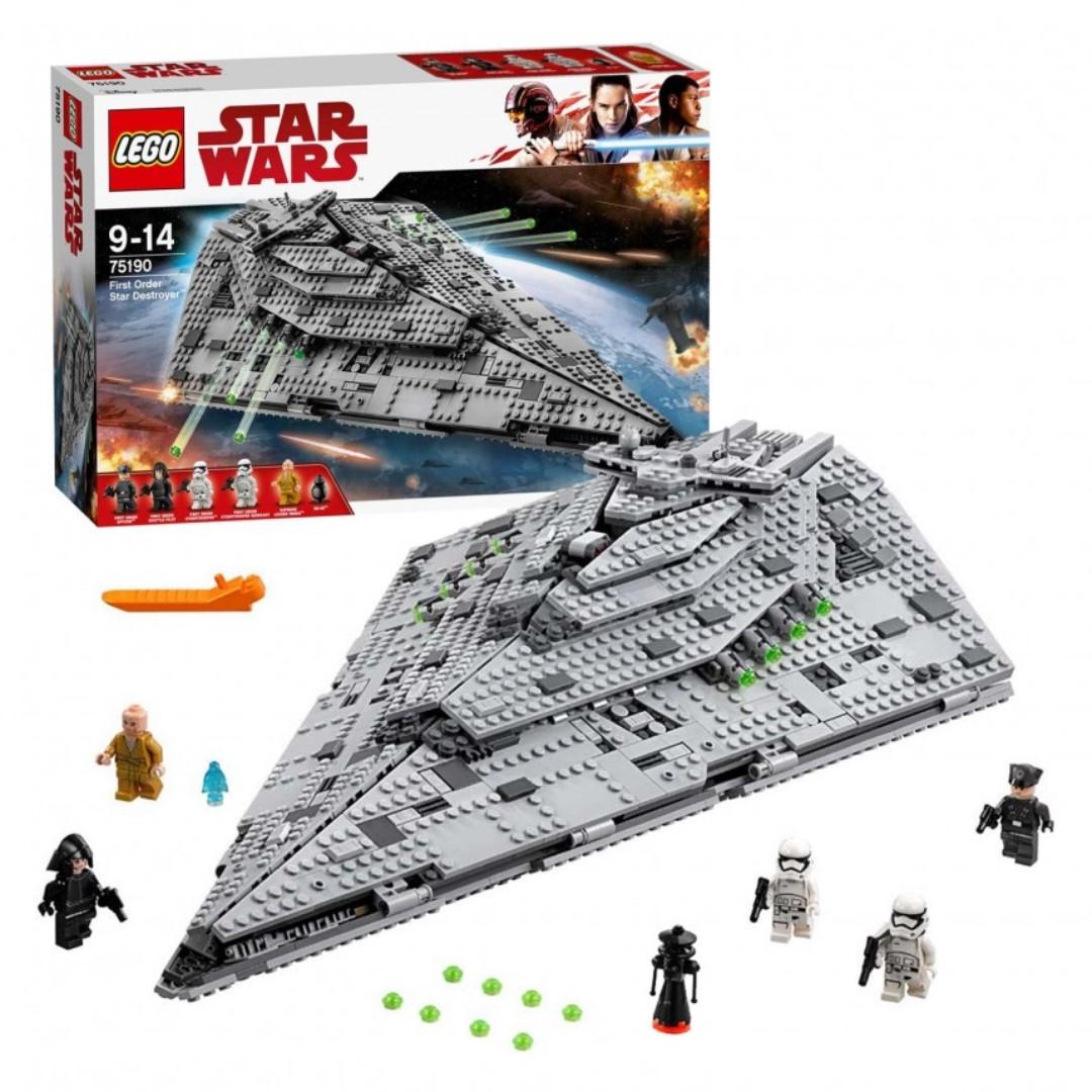 [In hand] LEGO 75190 Star Wars - First Order Star Destroyer, Hobbies ...