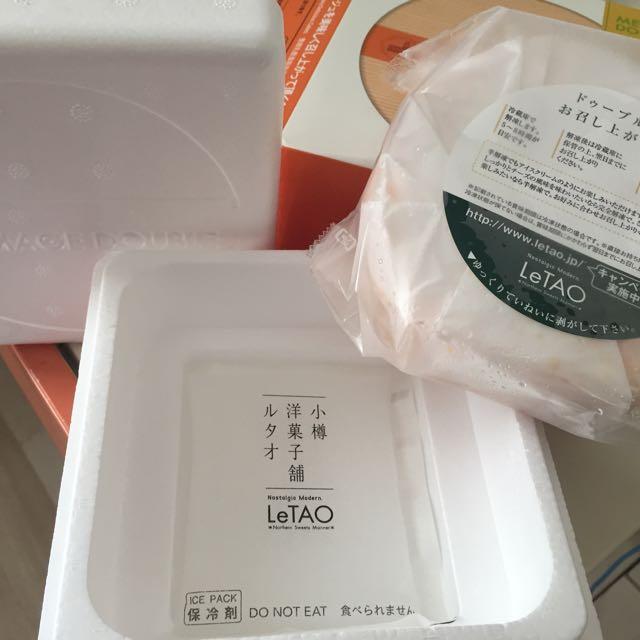 日本直送Letao Double Melon Cheese Cake, 嘢食 & 嘢飲, 冰凍食物 - Carousell