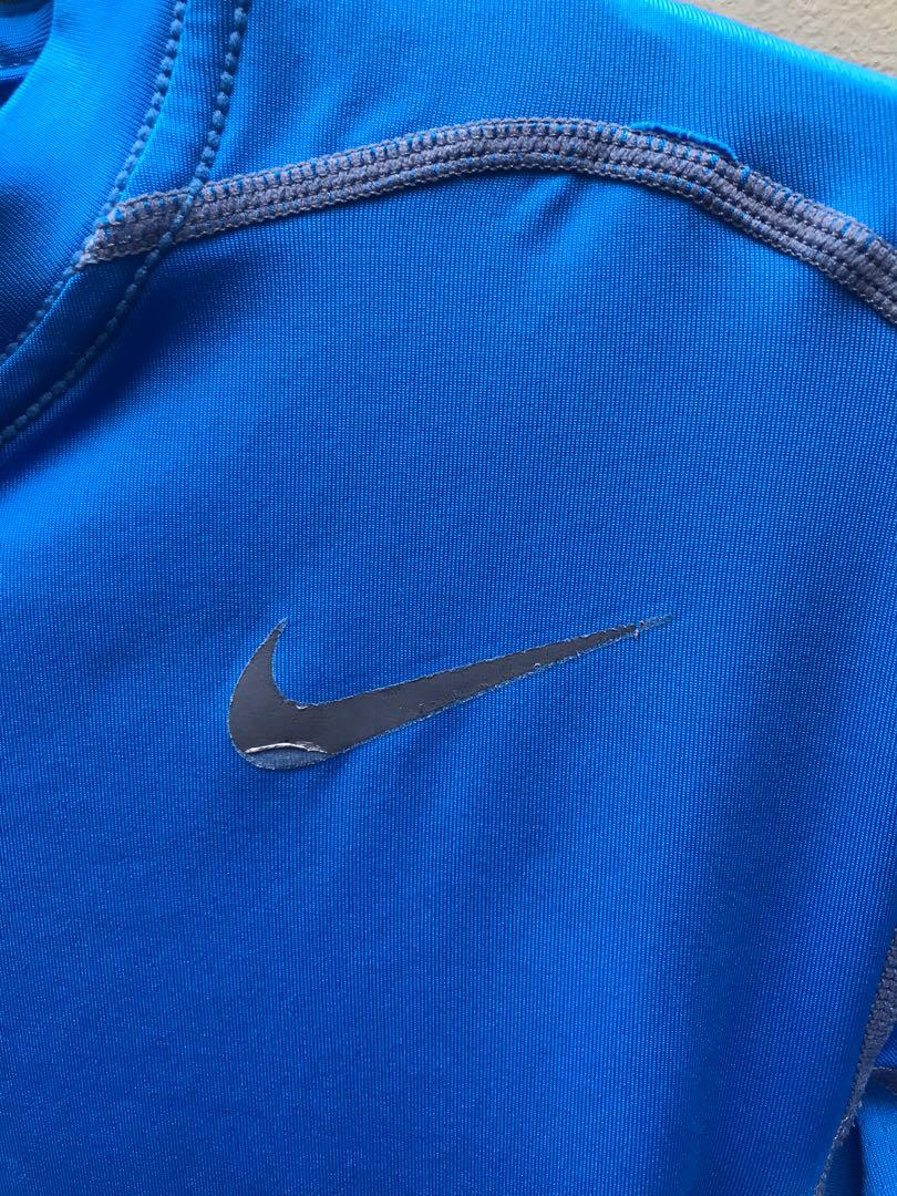 Nike Pro combat blue shit, Women's Fashion, Footwear, Sneakers on Carousell